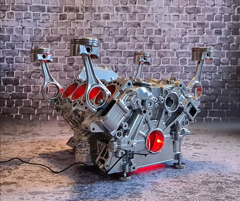 Audi RS6 S6 4.0l TFSI V8 Engine Block Coffee Table Block Motortisch ...