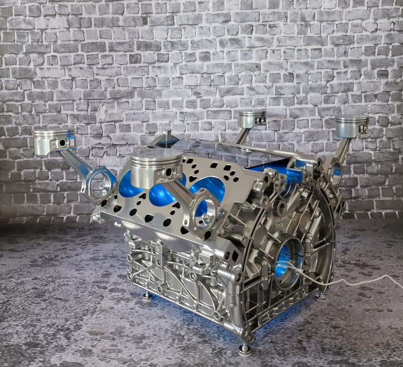 Porsche Panamera, Macan 3.2l V6 Engine Block Coffee Table Block ...