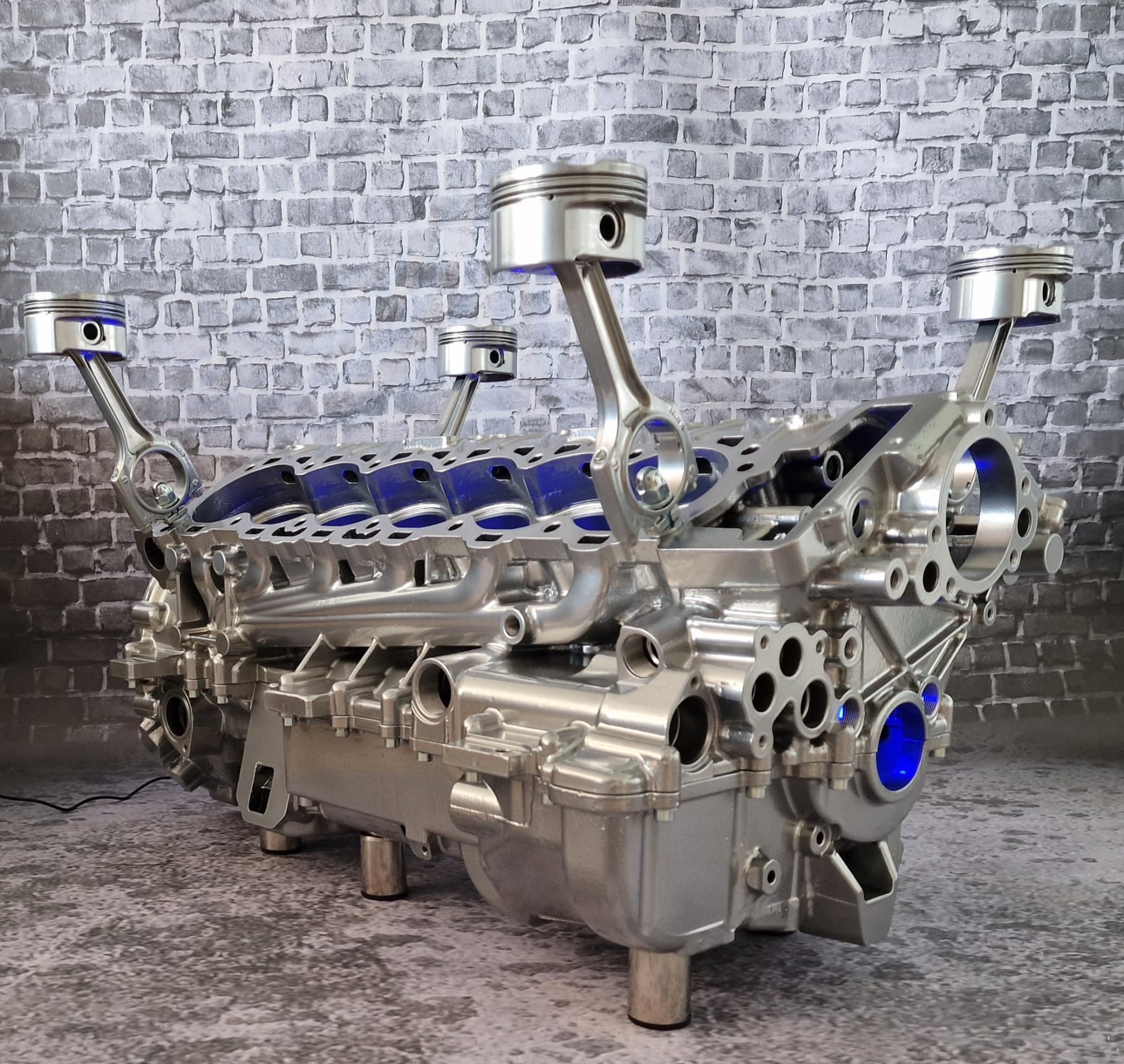Lamborghini Aventador 6.5l V12 Engine Coffee Table Block Motortisch ...