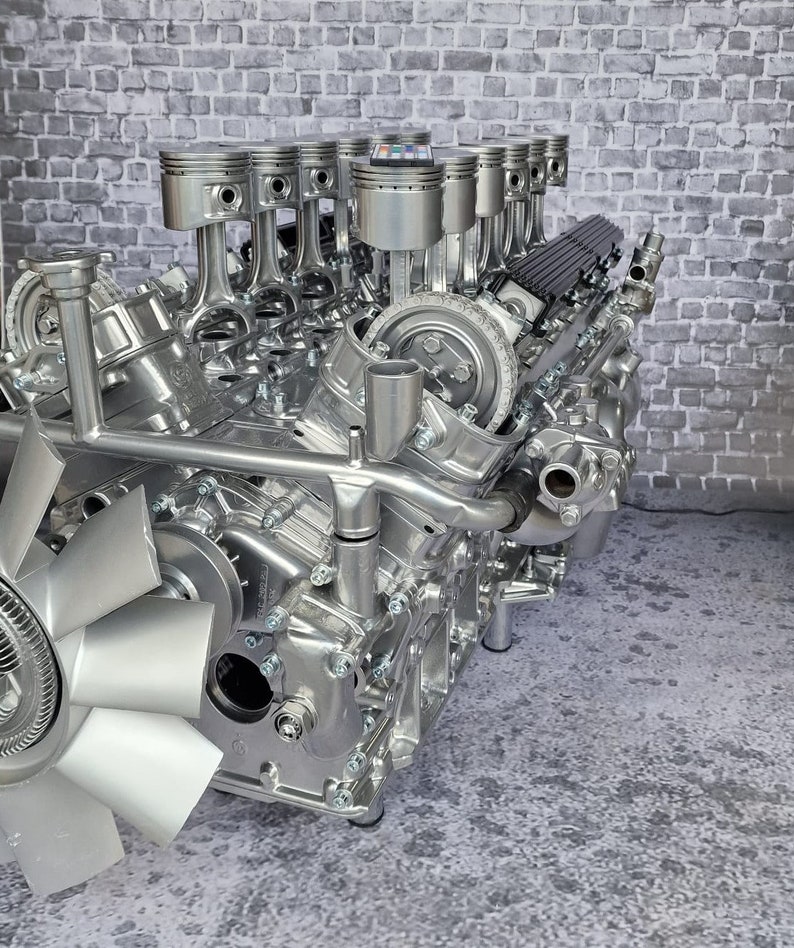 Jaguar XJ12 V12 E-TYPE Engine Coffee Table Block Motortisch Tisch ...