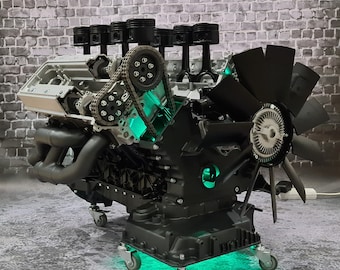 Audi A6 RS6 S6 4.2l V8 Engine Block Coffee Table Block Motortisch Tisch ...