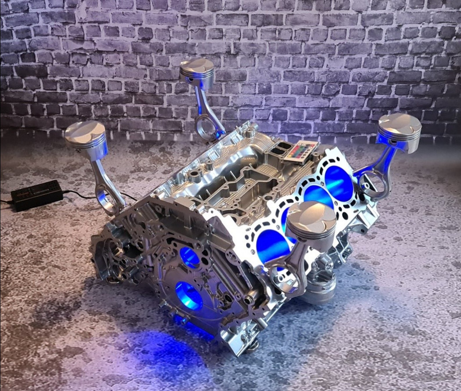 Audi RS6 S6 4.0l TFSI V8 Engine Block Coffee Table Block Motortisch ...