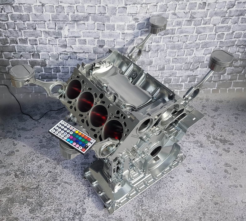 Audi A6 S6 RS6 4.2l V8 Engine Block Coffee Table Block Motortisch Tisch ...