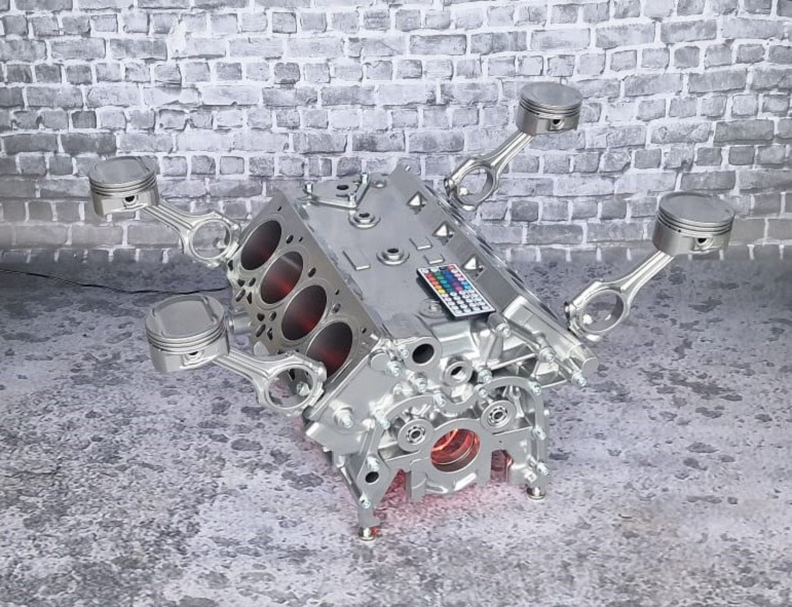 Ferrari Dino GT V8 Engine Coffee Table Intake Manifold Tisch Table ...