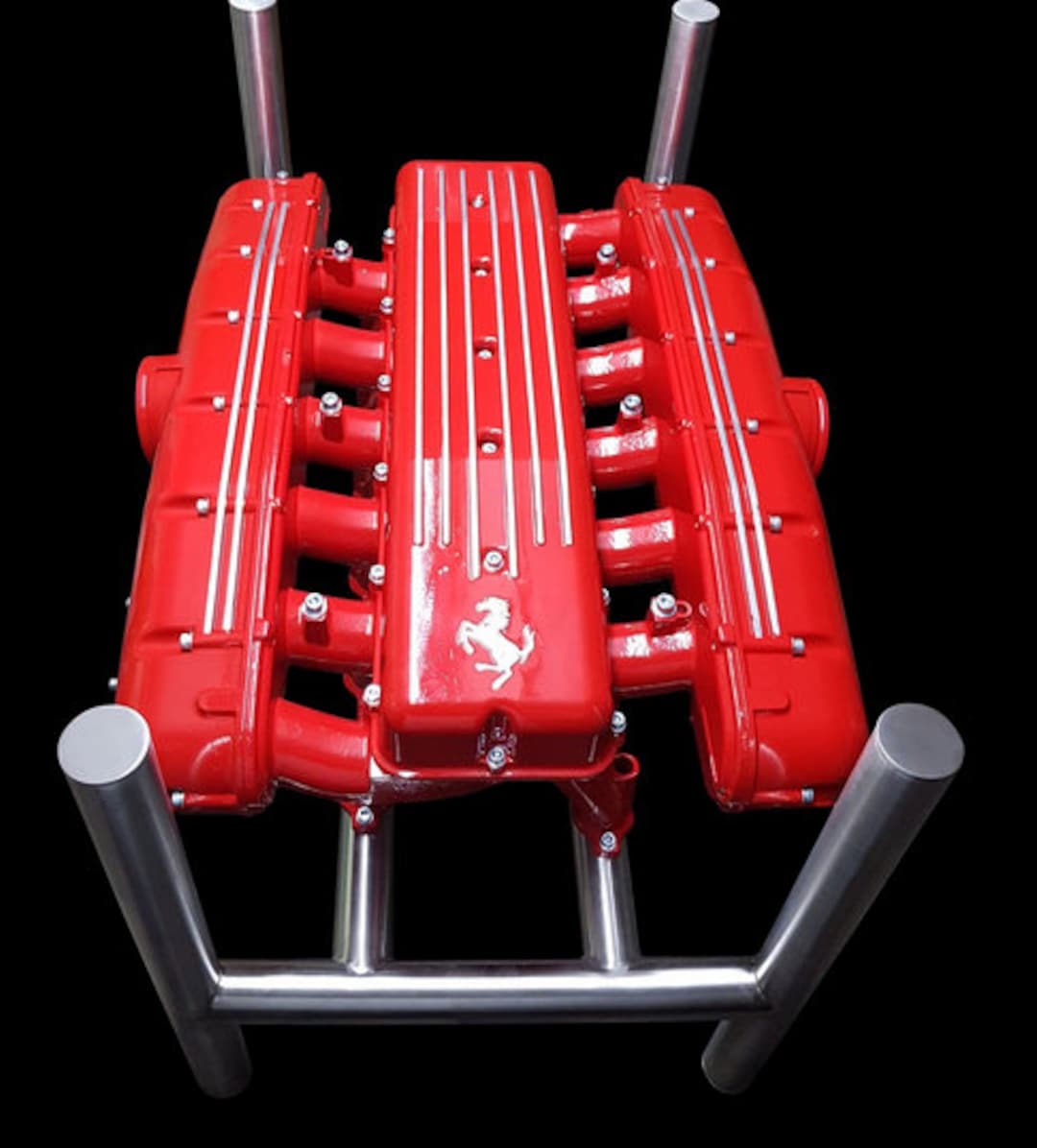 Ferrari Maranello 575 5.7l V12 Engine Coffee Table Intake Manifold ...