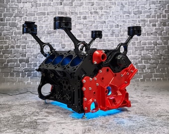 Audi A6 RS6 S6 4.2l V8 Engine Block Coffee Table Block Motortisch Tisch ...