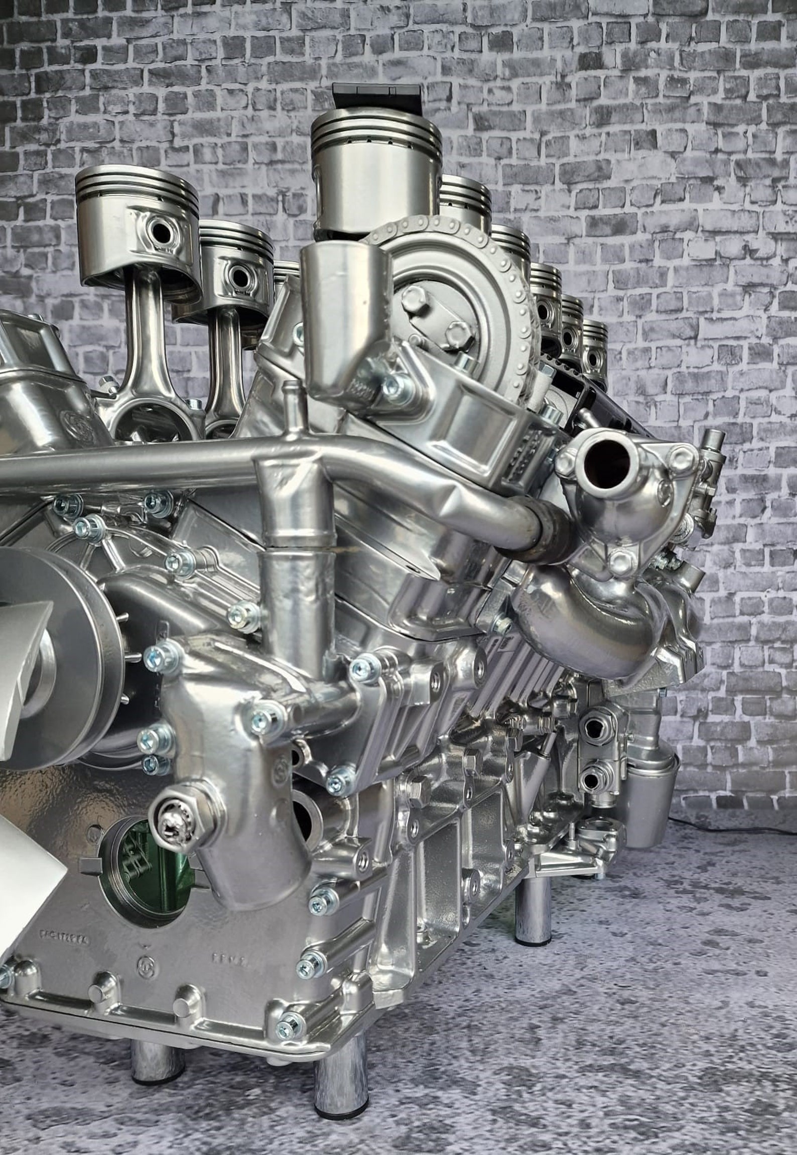 Jaguar XJ12 V12 E-TYPE Engine Coffee Table Block Motortisch Tisch ...