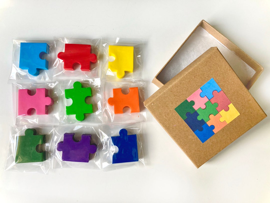 Puzzle Crayon Set for Kids | Birthday Gift Ideas for Kids, Stocking ...