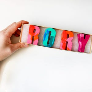 Mixed-color Name Crayons | Customized Gift for Child or Toddler, Unique ...