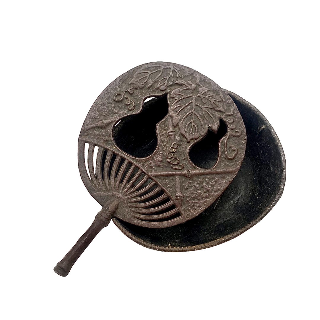 Japanese Uchiwa Style Fan Incense Burner - Etsy