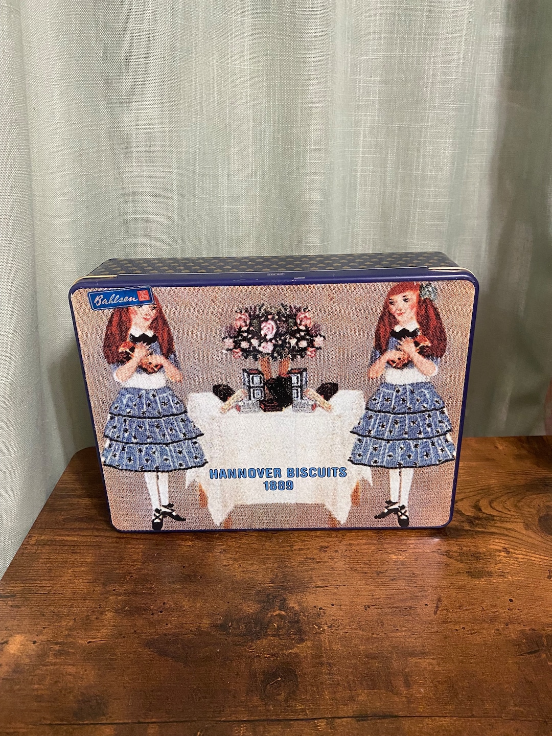 Vintage Hannover Biscuits Tin, Bahlsen Company, German, Twin Sisters - Etsy