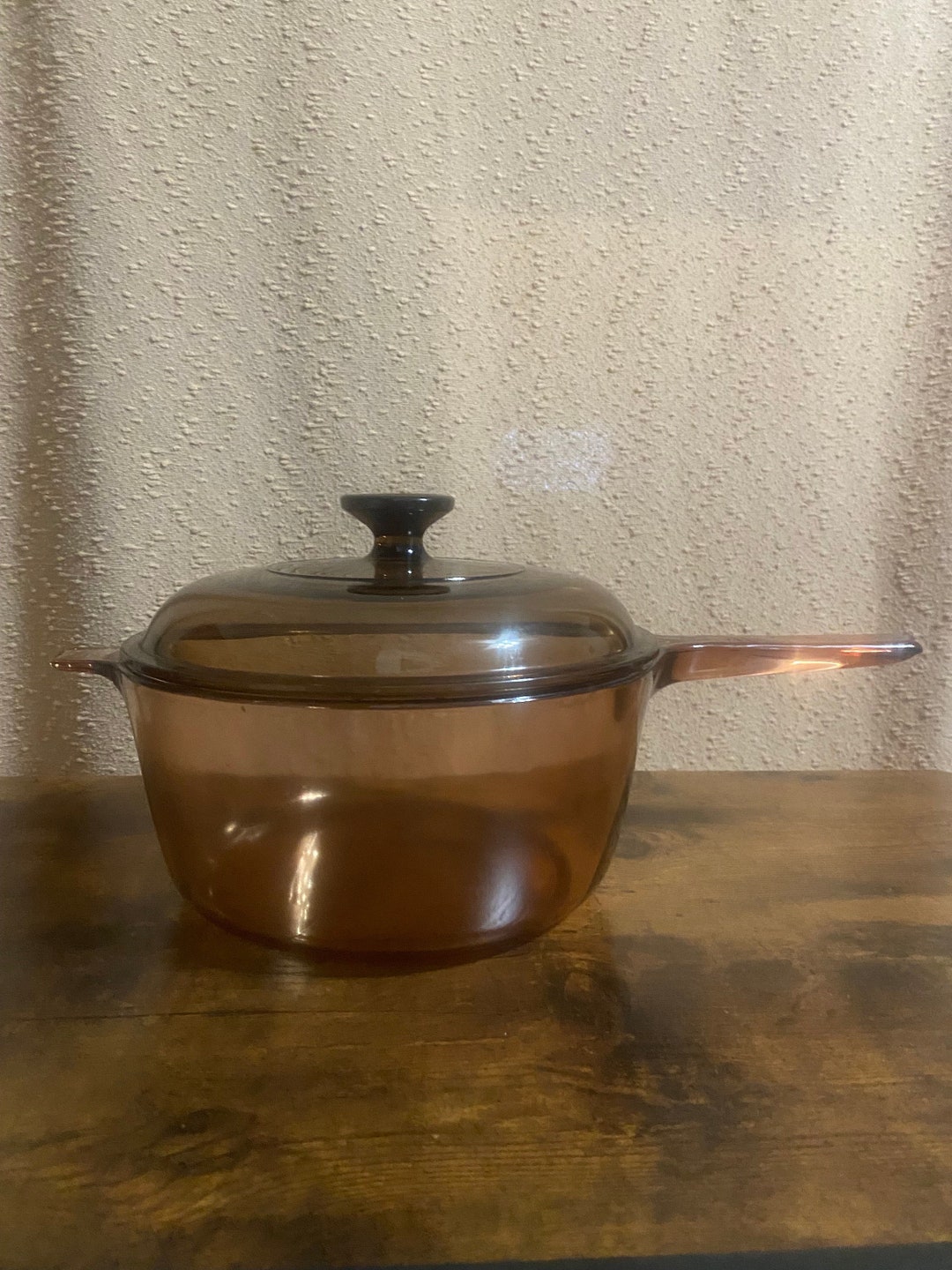 Vintage Kitchen Corning Ware, Visions Brown/amber Glass Dutch Oven ...