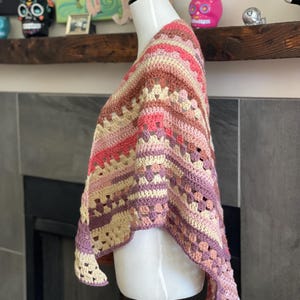 Crochet Boho “ice Cream” Shawl/ Scarf/ Wrap - Etsy
