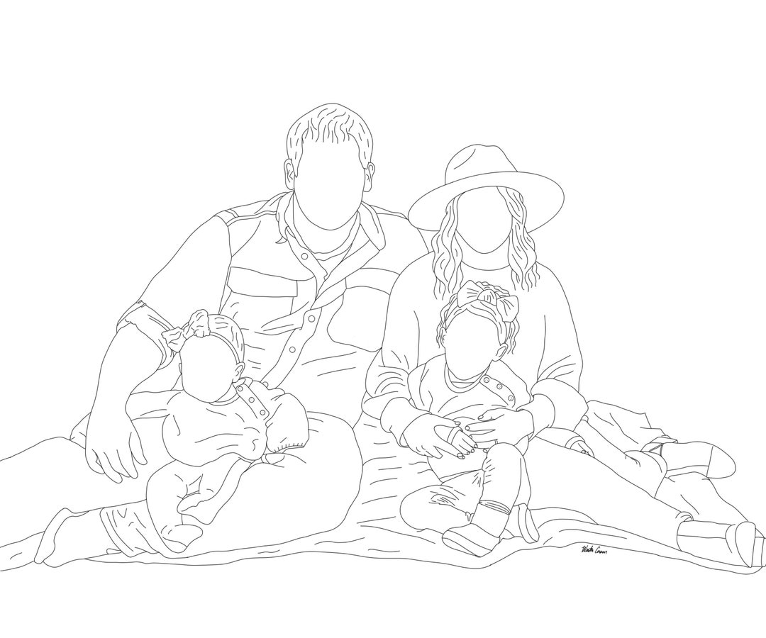 Custom Line Drawings - Etsy