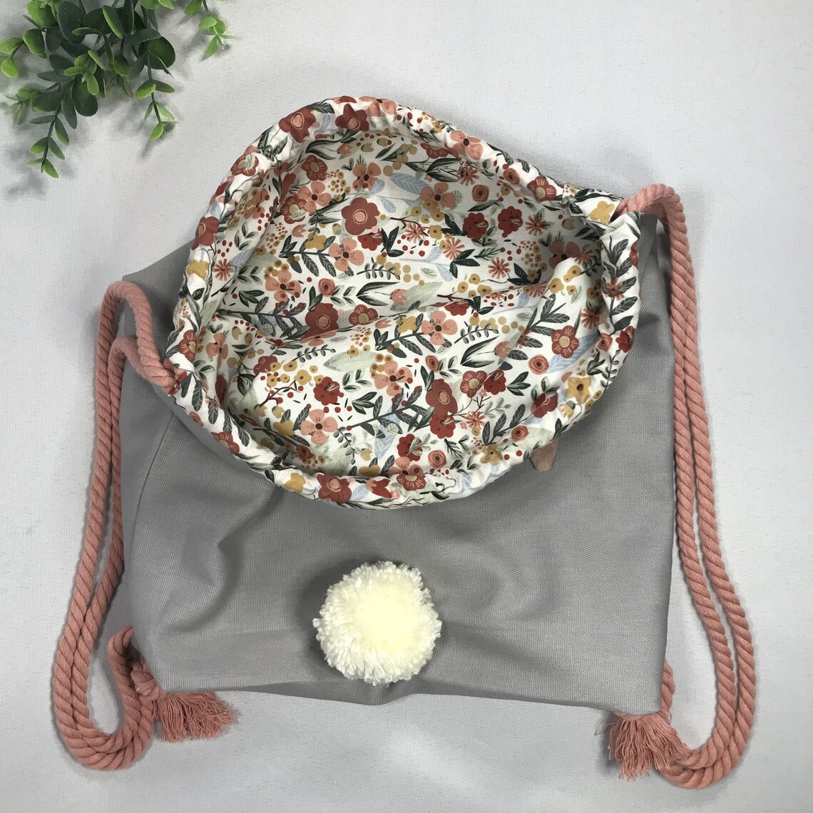 Childrens Cloth Drawstring Backpack Bunny Bag Drawstring Bag Kids ...