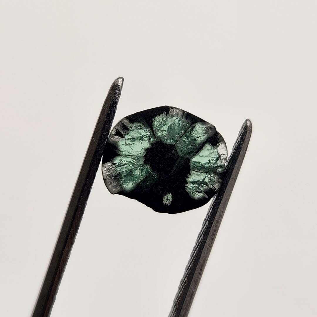 Trapiche Colombian Emerald, Rarity Gem, Natural Stone, May Birthstone ...