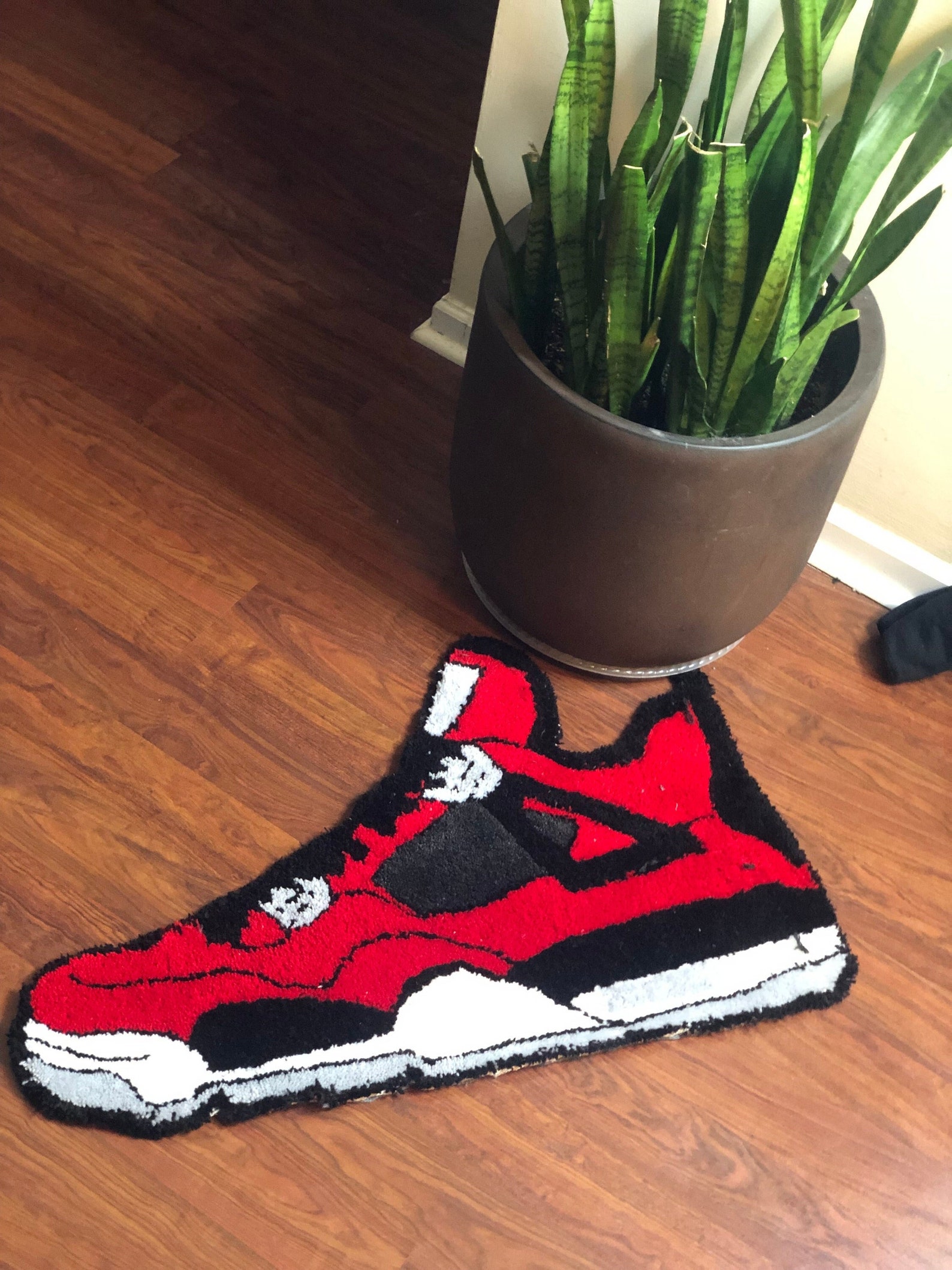 Retro 4 Sneaker Tuftedrug| Personalized Rug| Bathroom Rug| Sneaker Rug ...
