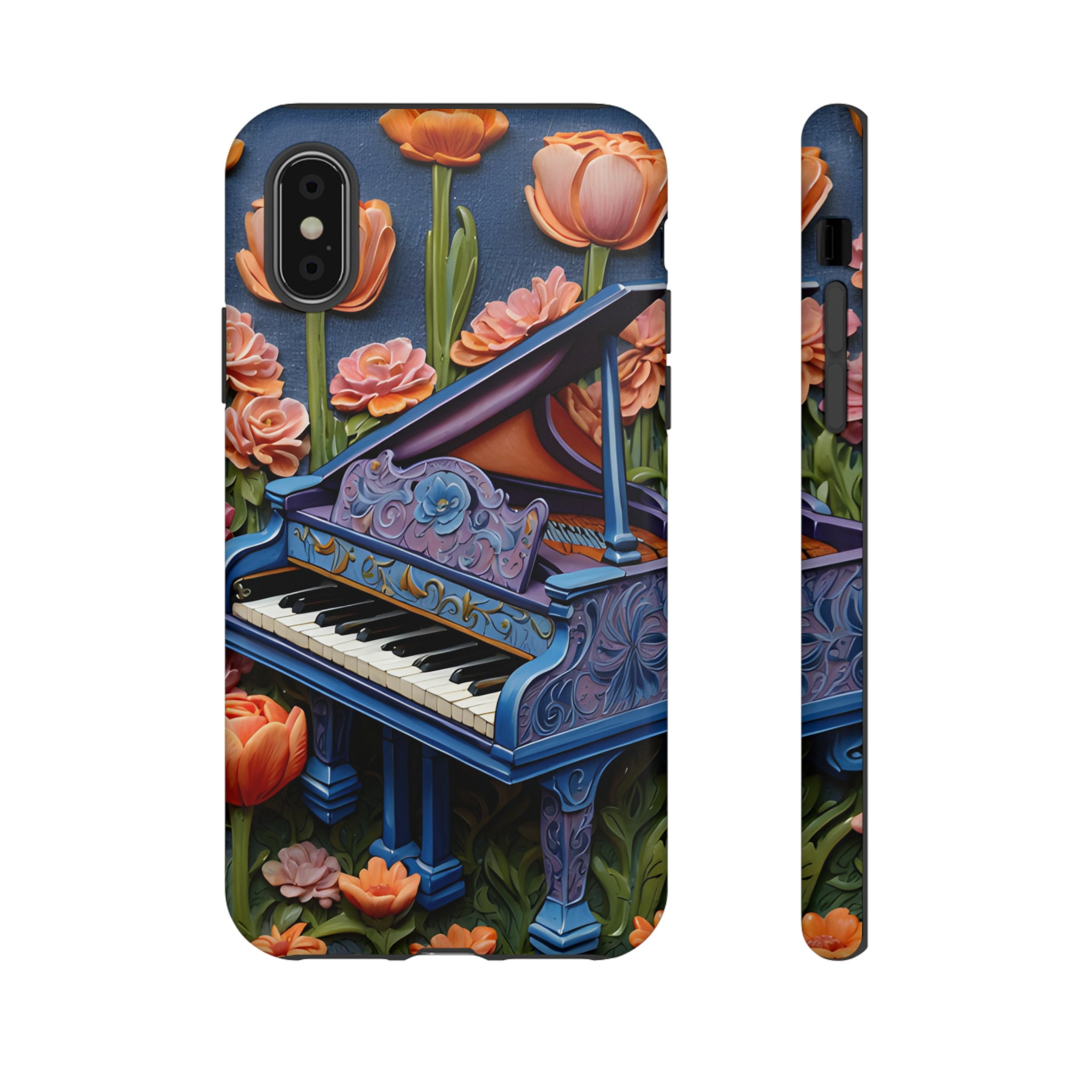 Musical Art Embroidered Piano Phone Case iPhone Pixel Samsung - Etsy