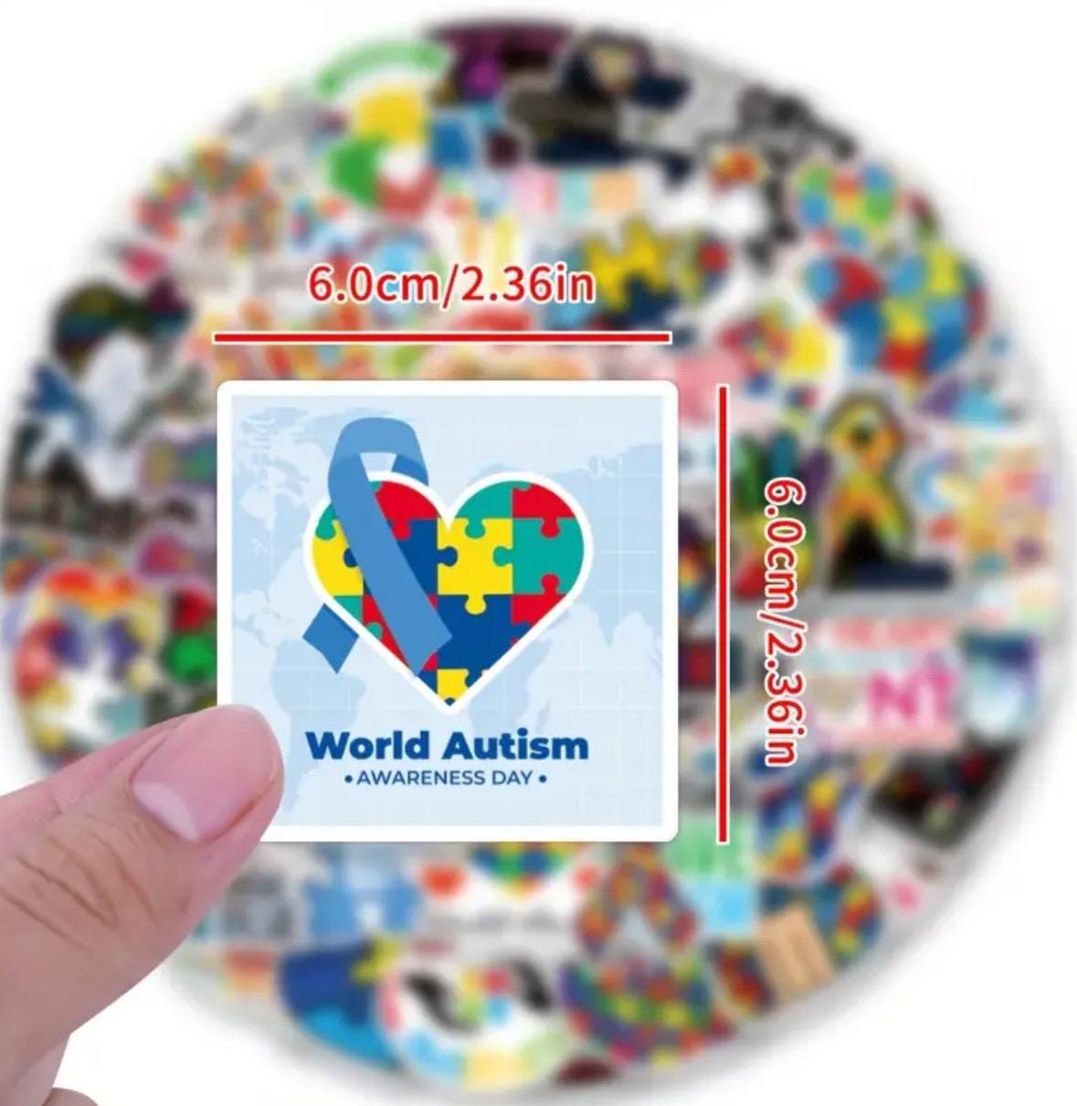 Autism Awareness Stickers: Waterproof Decals for Laptop, Water Bottle ...