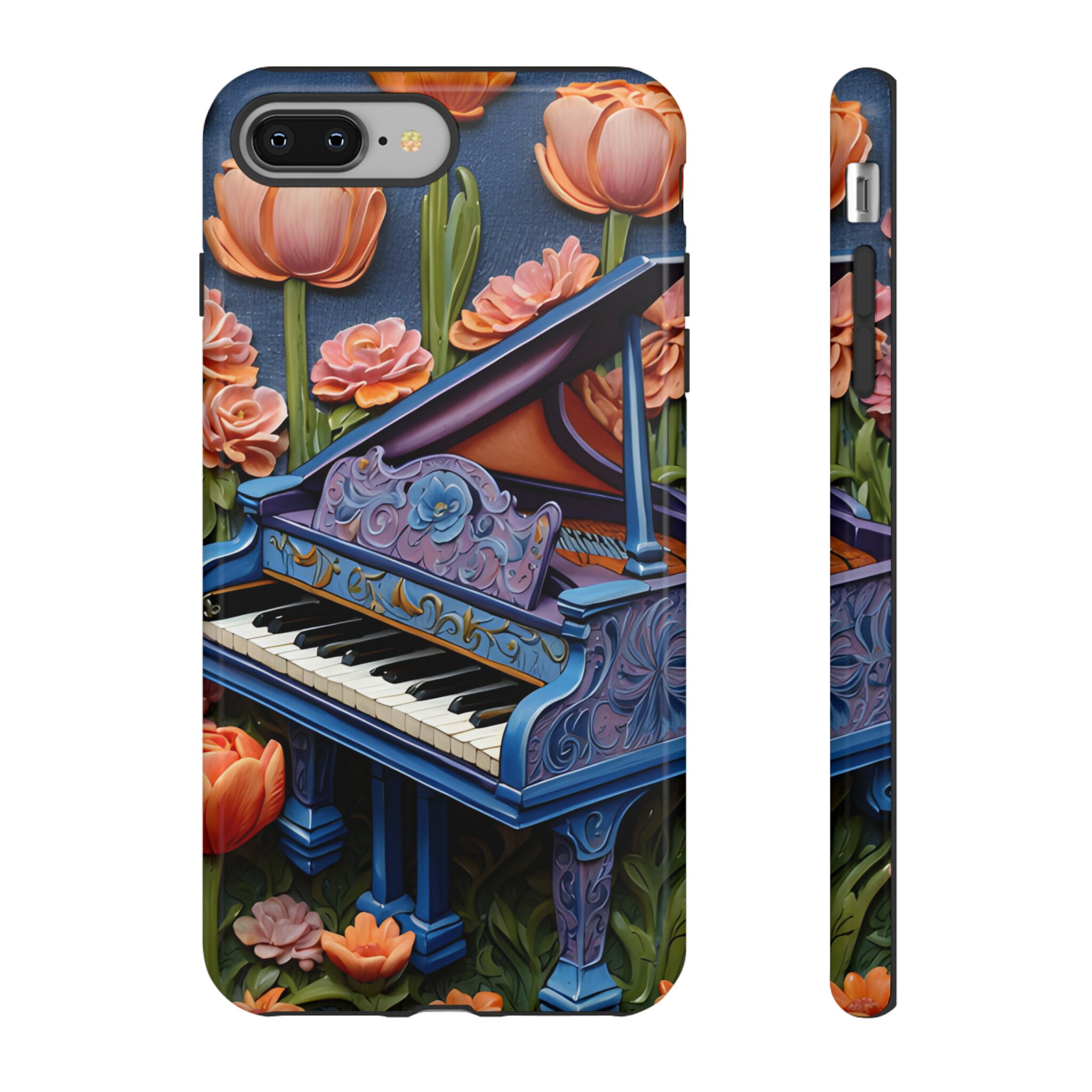 Musical Art Embroidered Piano Phone Case iPhone Pixel Samsung - Etsy