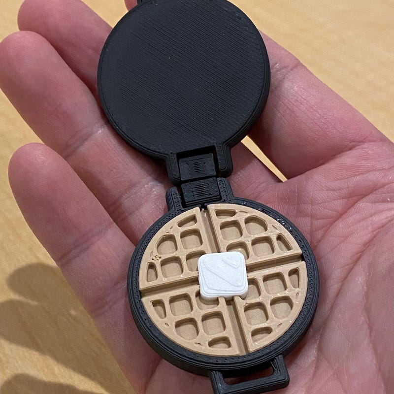 Waffle Toy - Etsy