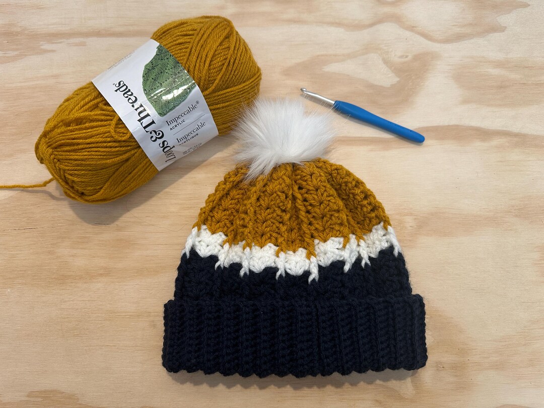 University of Notre Dame Game Day Beanie | Crochet Beanie | Crochet ...