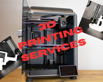 Custom 3D Printing Service With Bed Sizes up to 600mm 24in - Etsy