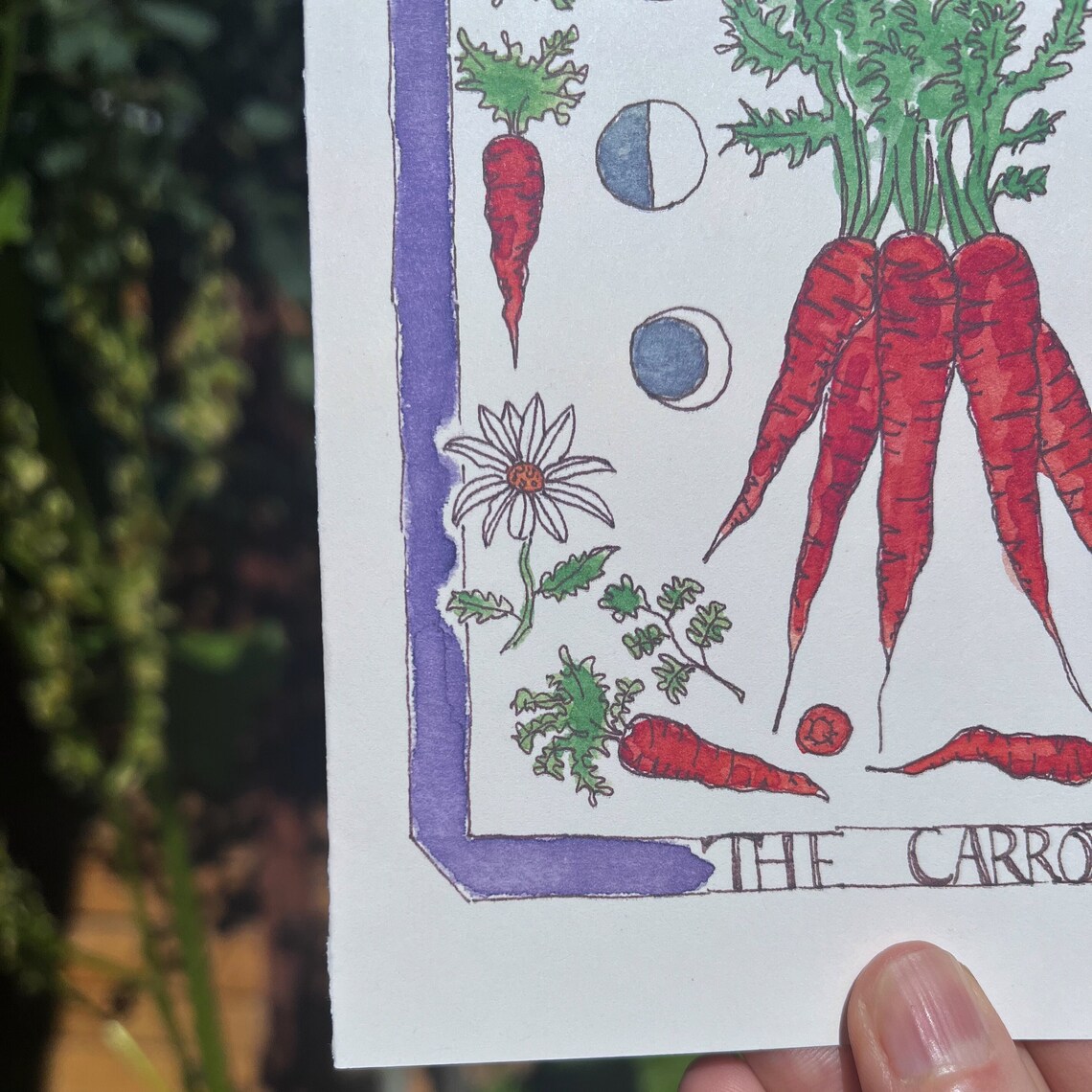 Vegetable Tarot Inspired Watercolor Cards / Vegetable Print Posters ...