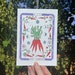 Vegetable Tarot Inspired Watercolor Cards / Vegetable Print Posters ...