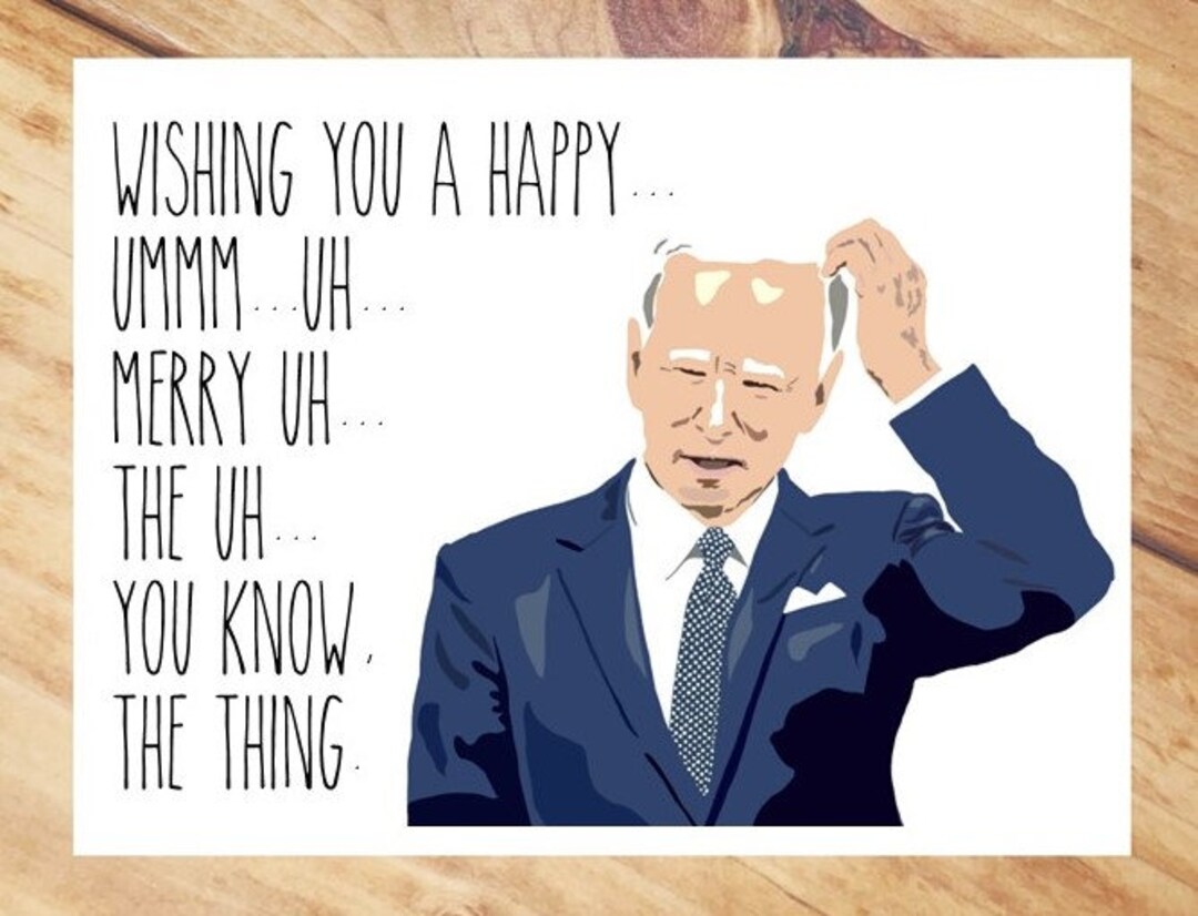 Biden Birthday Card Anniversary Card - Etsy