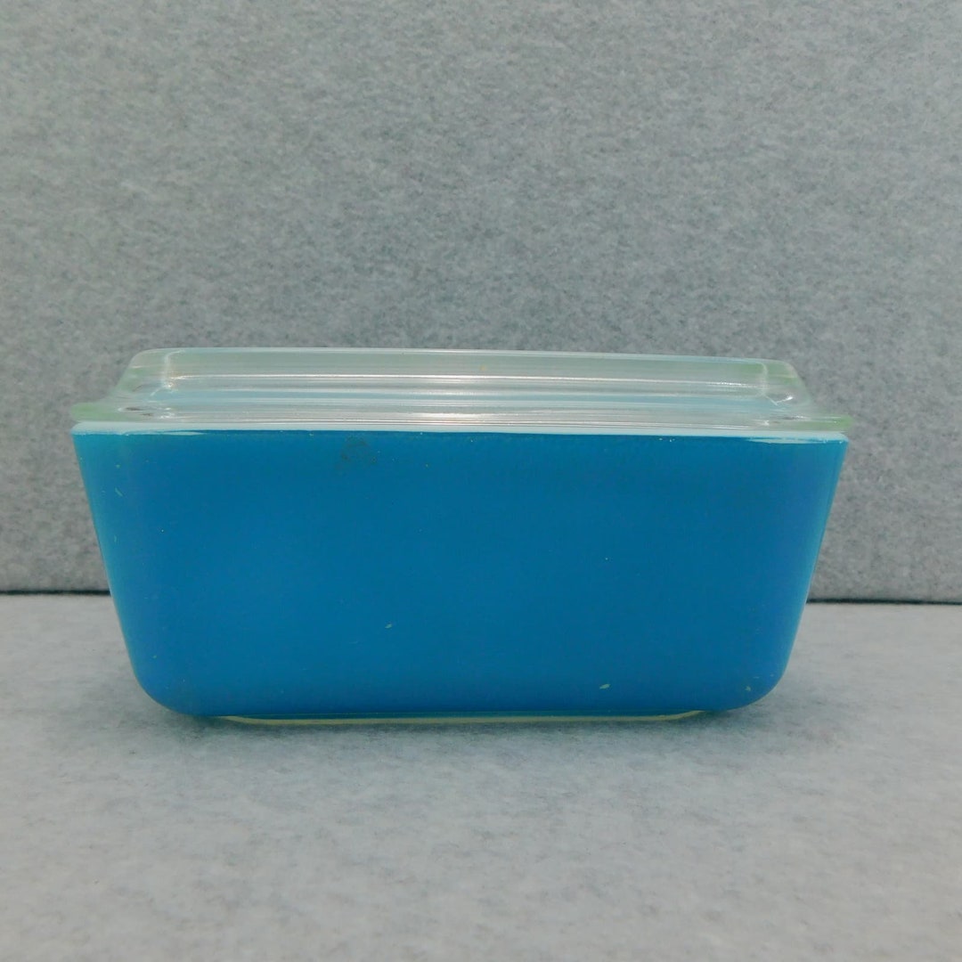 Vintage Pyrex Blue Refrigerator Storage Dish With Lid Pyrex 502 - Etsy