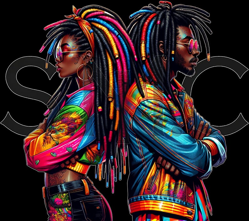 Tightly Loc'd: Digital Download Afrocentric Art for Loc Lovers - Etsy