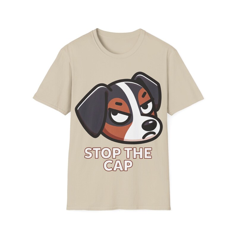 Stop the Cap Side-eye Dog Graphic Tee Call Out the Lies in Style - Etsy UK