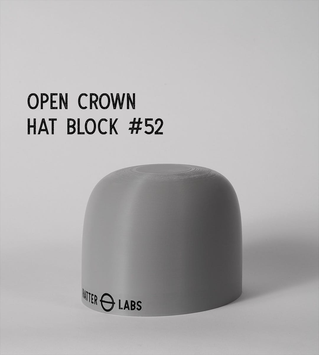 Open Crown Hat Block #52 – 3D Printed - Etsy UK