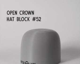 The Cattleman Crown Hat Block - 3D Printed Hat Block - Etsy