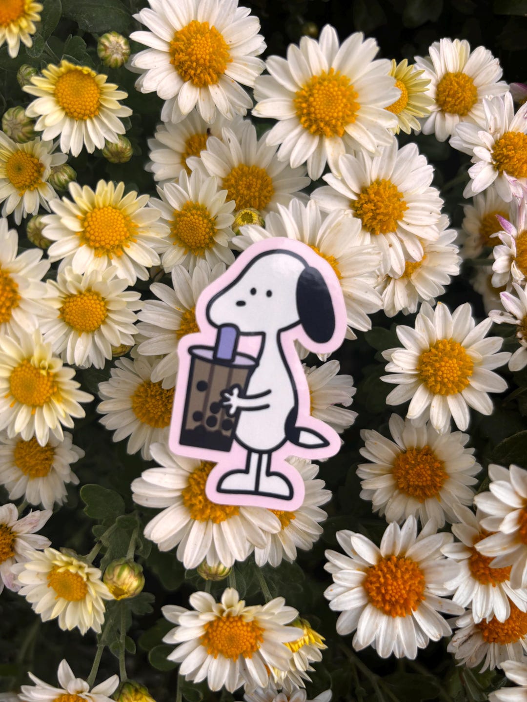 Boba Snoopy Sticker - Etsy