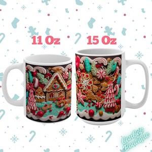 Gingerbread Christmas Mug cozy Holiday Decor Gingerbread Cup Gift for ...
