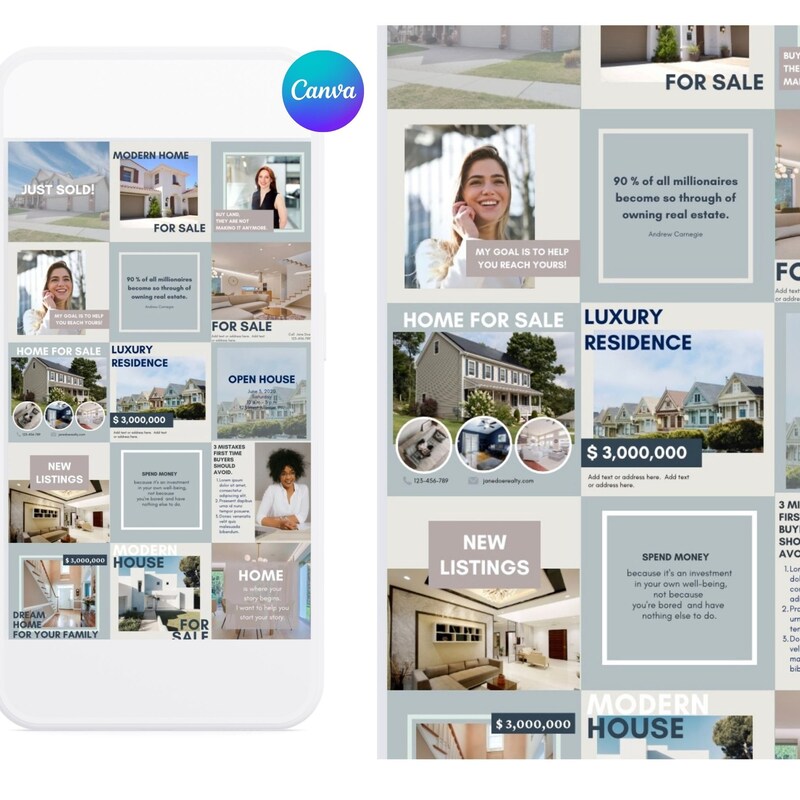 Real Estate Instagram - Etsy