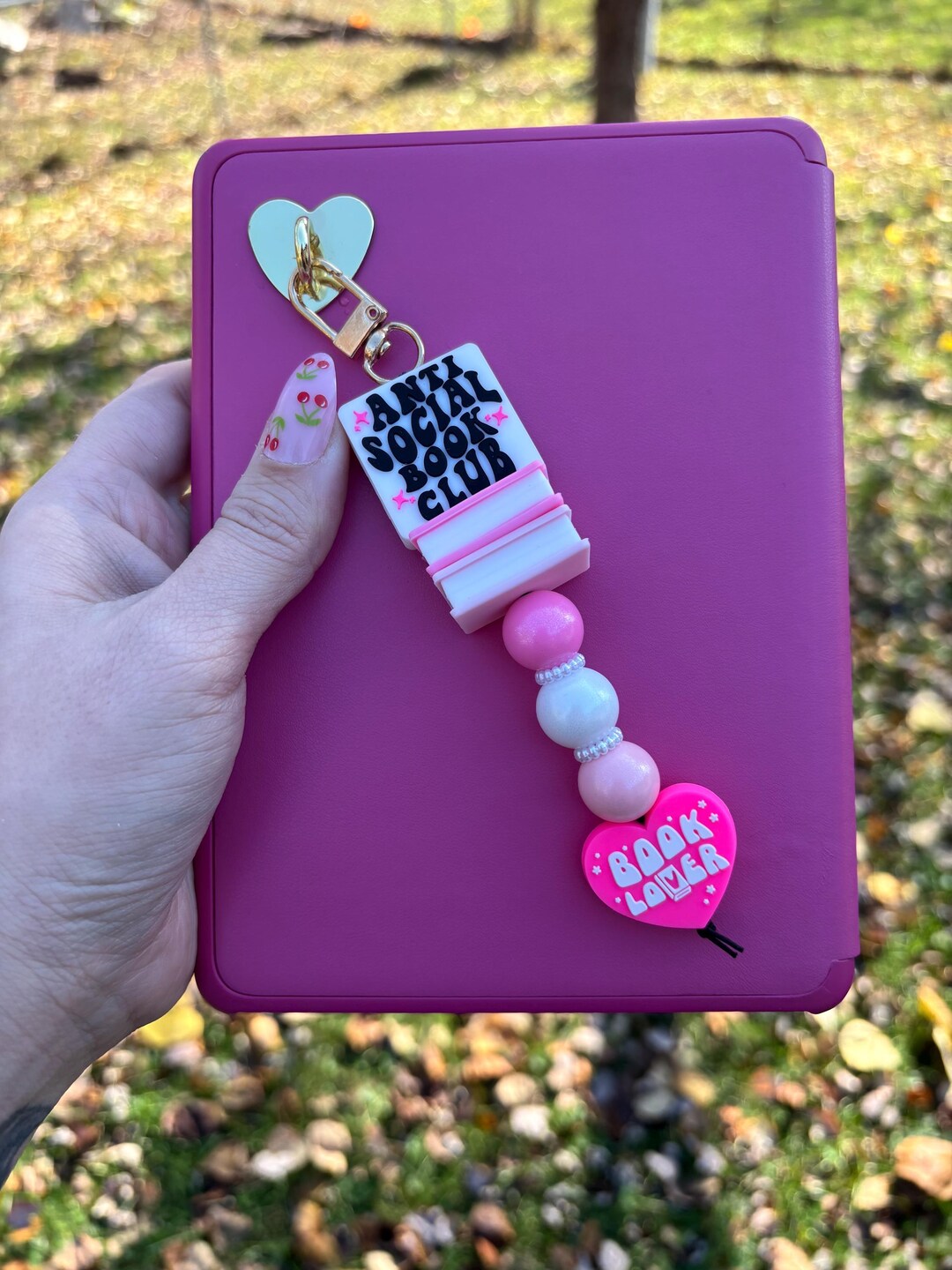 Book Stack Inspired, Bookish Keychain, Bookish Accessory, Booktok ...