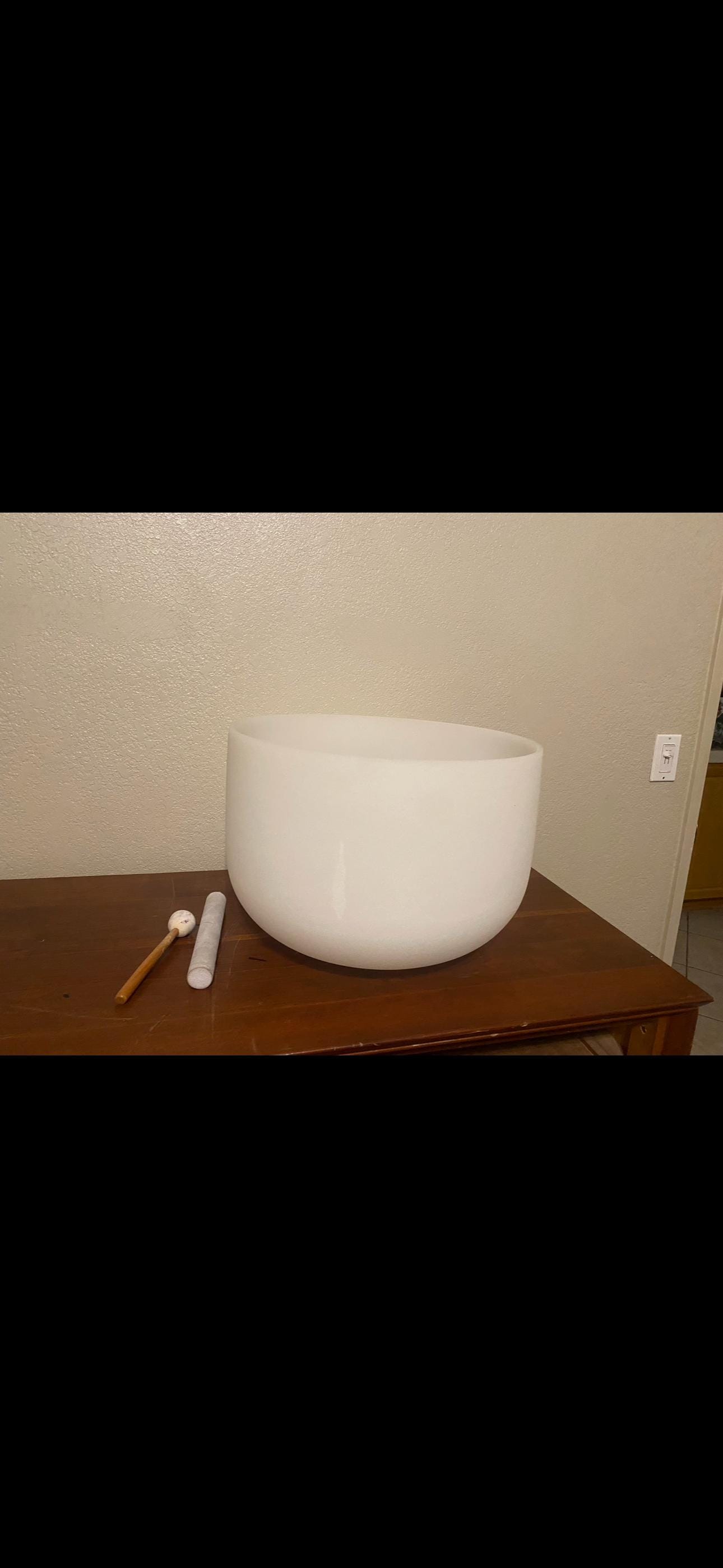 Crystal Singing Sounds Bowl 18 - Etsy