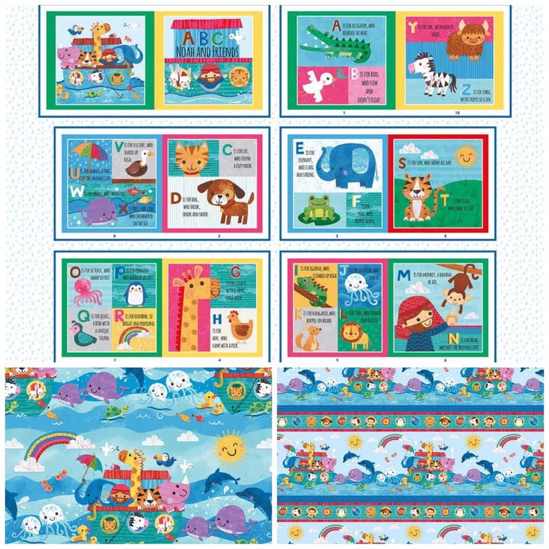 Baby Abc Fabric Book - Etsy
