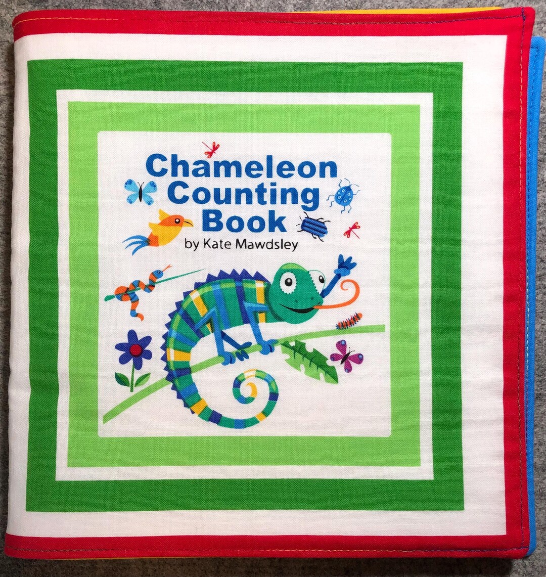 Cloth Book "chameleon Counting Book" Soft Baby Book for Babies ...