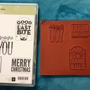 Stampin' Up! "merry Everything" Stamp Set - New, Never Used - Halloween ...
