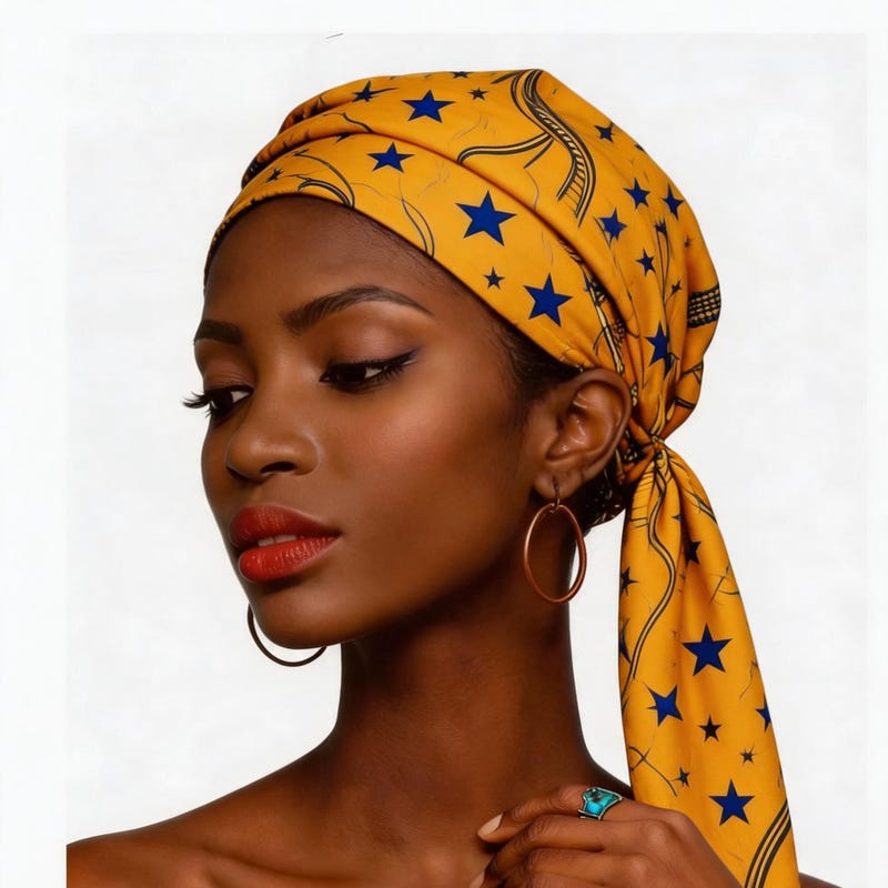 Traditional African Head Scarf - Etsy