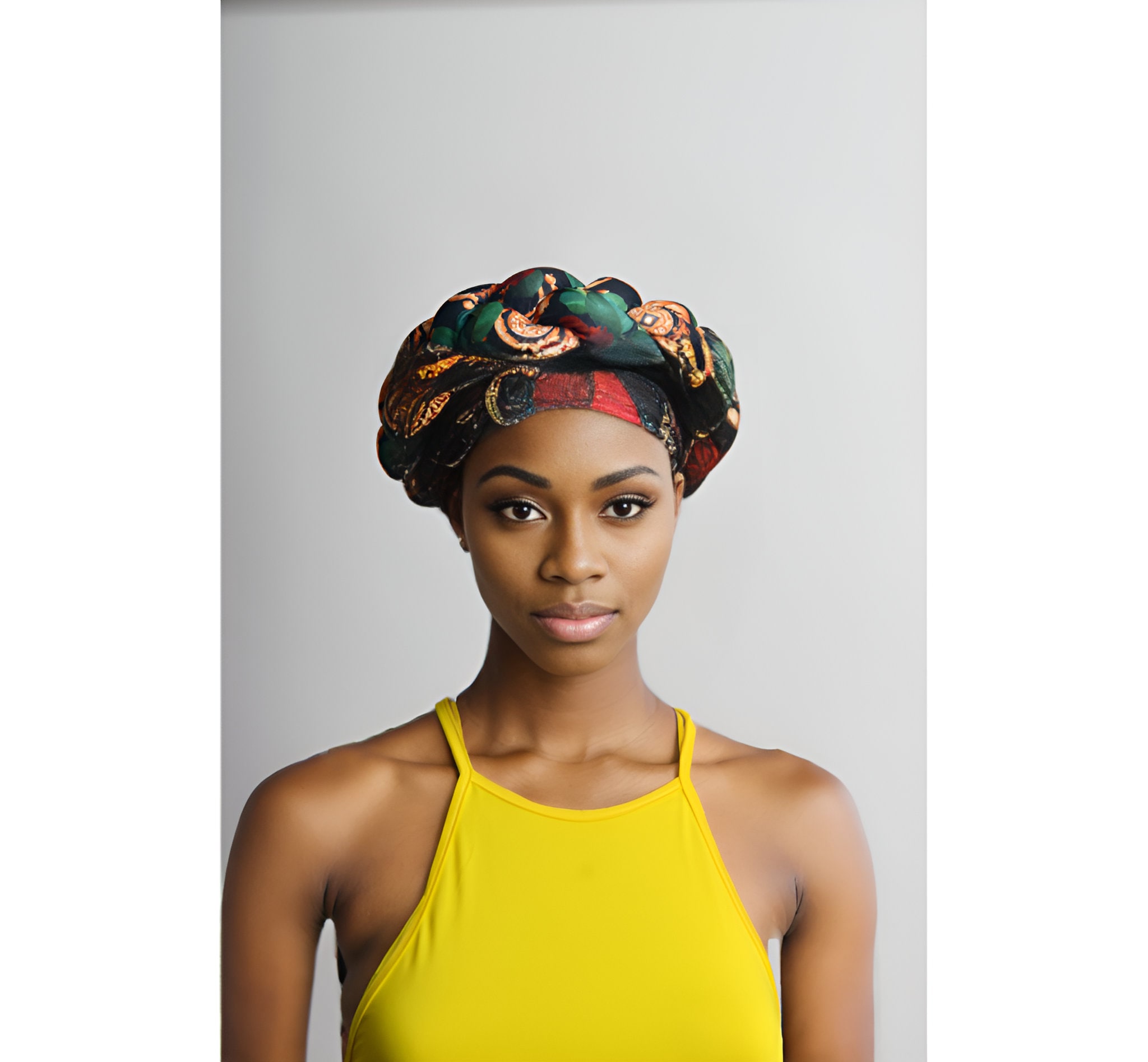 Pre-tied African Print Head Wrap for Black Women - Etsy