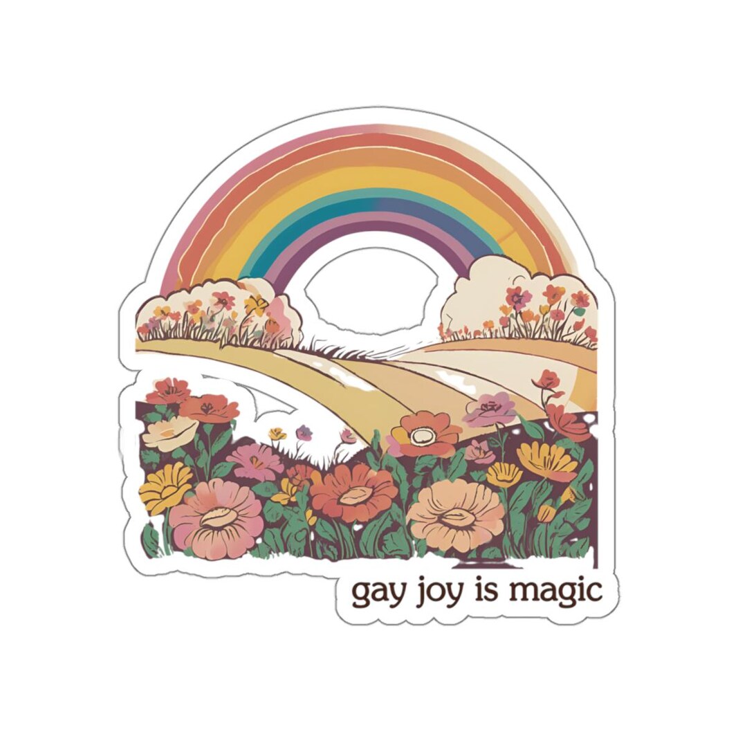 Gay Joy is Magic Lgbtq Sticker - Etsy