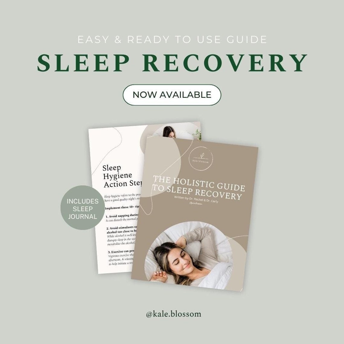 The Holistic Guide to Sleep Recovery Includes Sleep Routine Tracker and ...