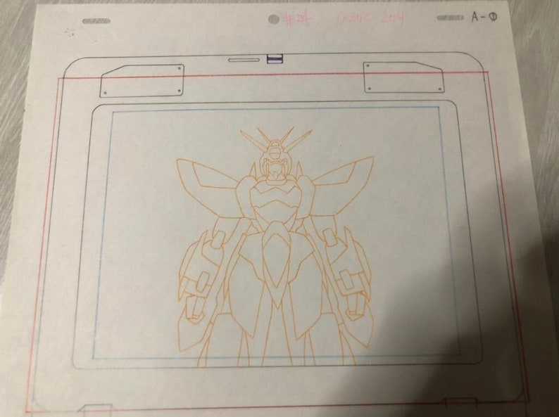 Gundam Anime Cel Douga Genga Animation Japan Celga Combine Shipping ...