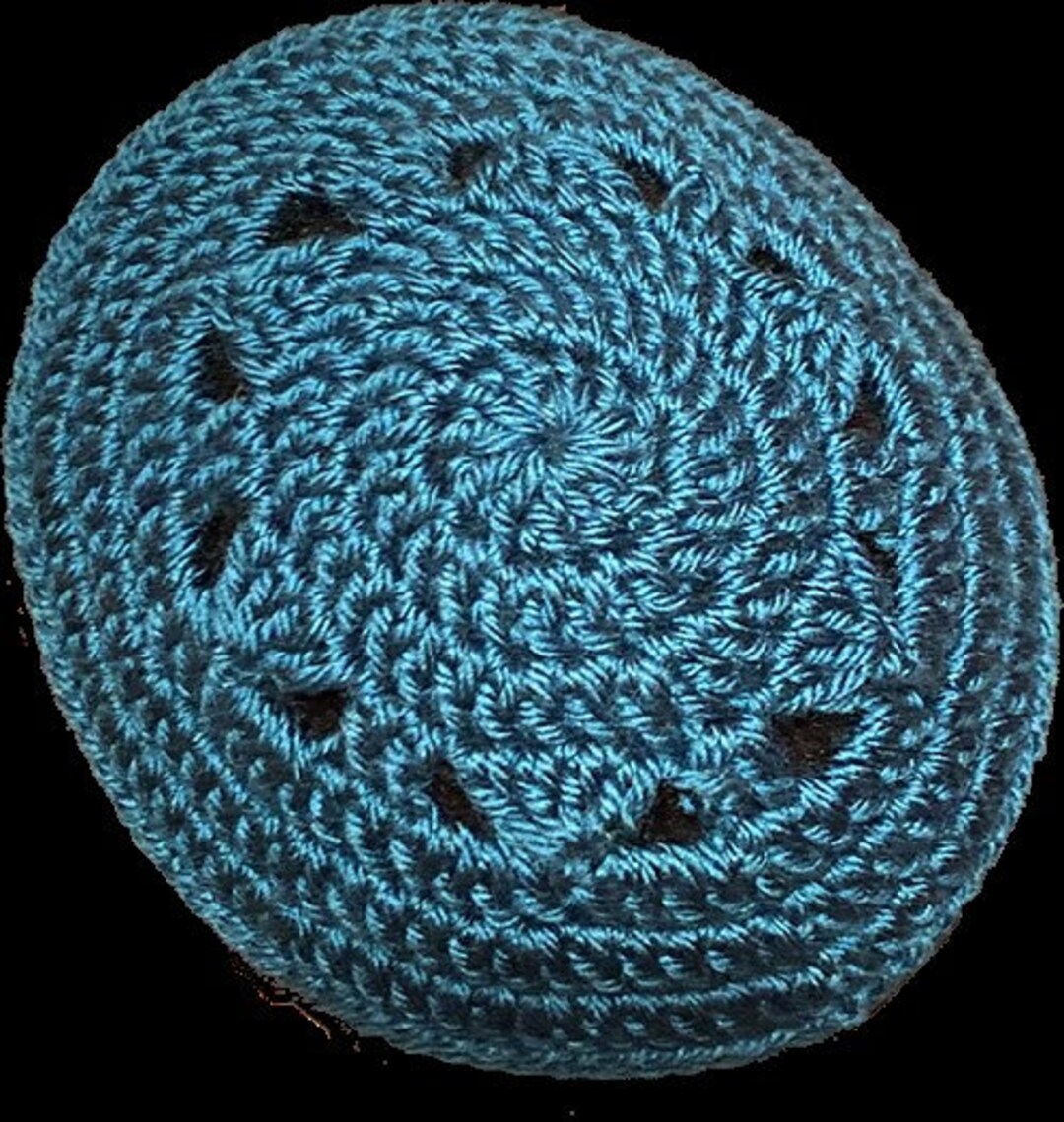 Crochet Kippah Pattern - Shemesh Design - Beginner Friendly - Etsy