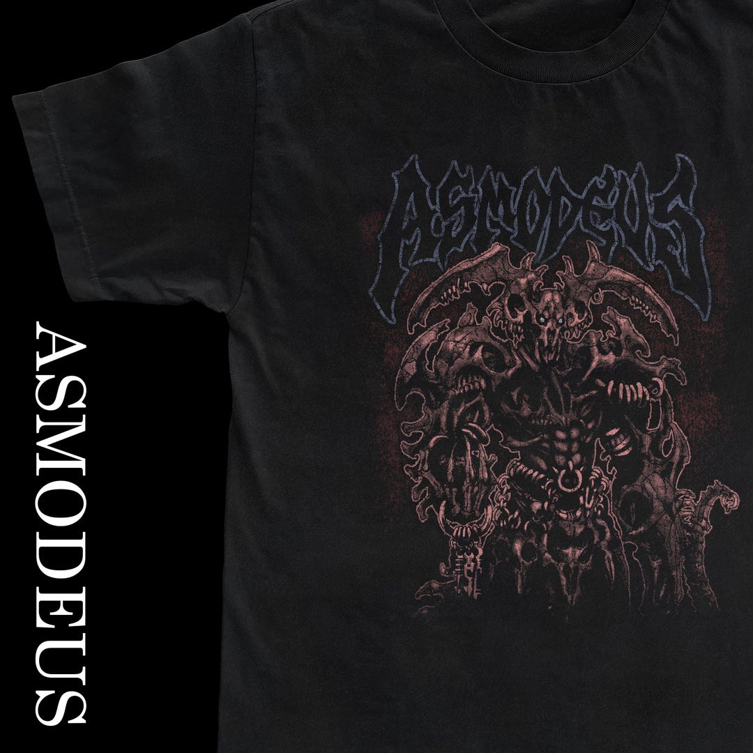 SMT IV ASMODEUS - Vintage Style Tshirt - Etsy